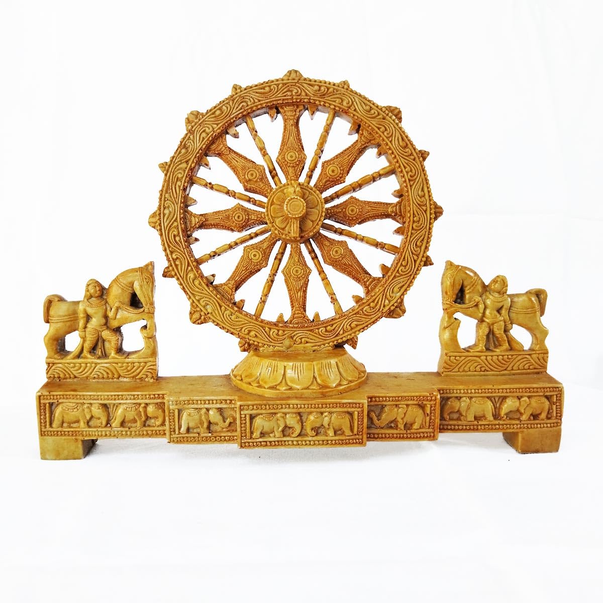 Crafts ODISHA Rasin Dust Sun Temple Wheels or Konark Chakra, Yellow ...