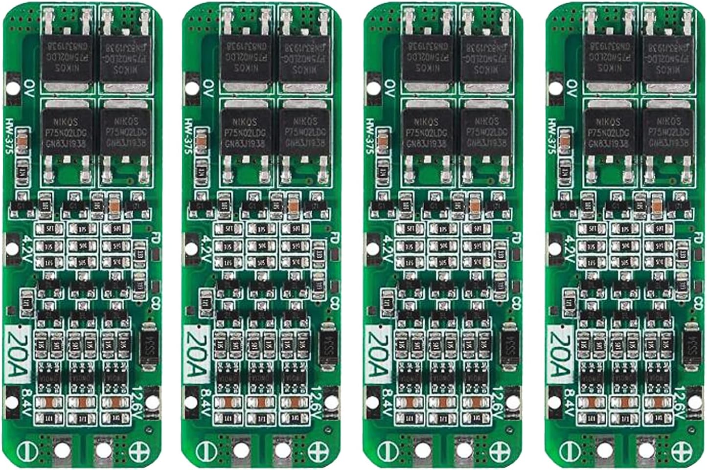Amazon.com: DIANN 4pcs 3S BMS 18650 Lithium Battery Protection Board Li ...