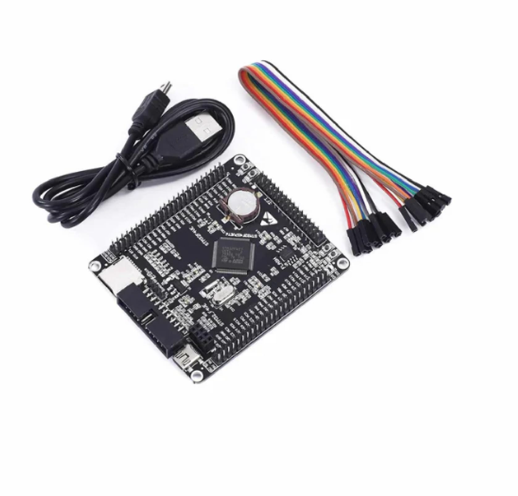 Techtonics Stm32f407vet6 Arm Cortex M4 Development Board With Dsp Fpu Usb Cable Jumper Wires