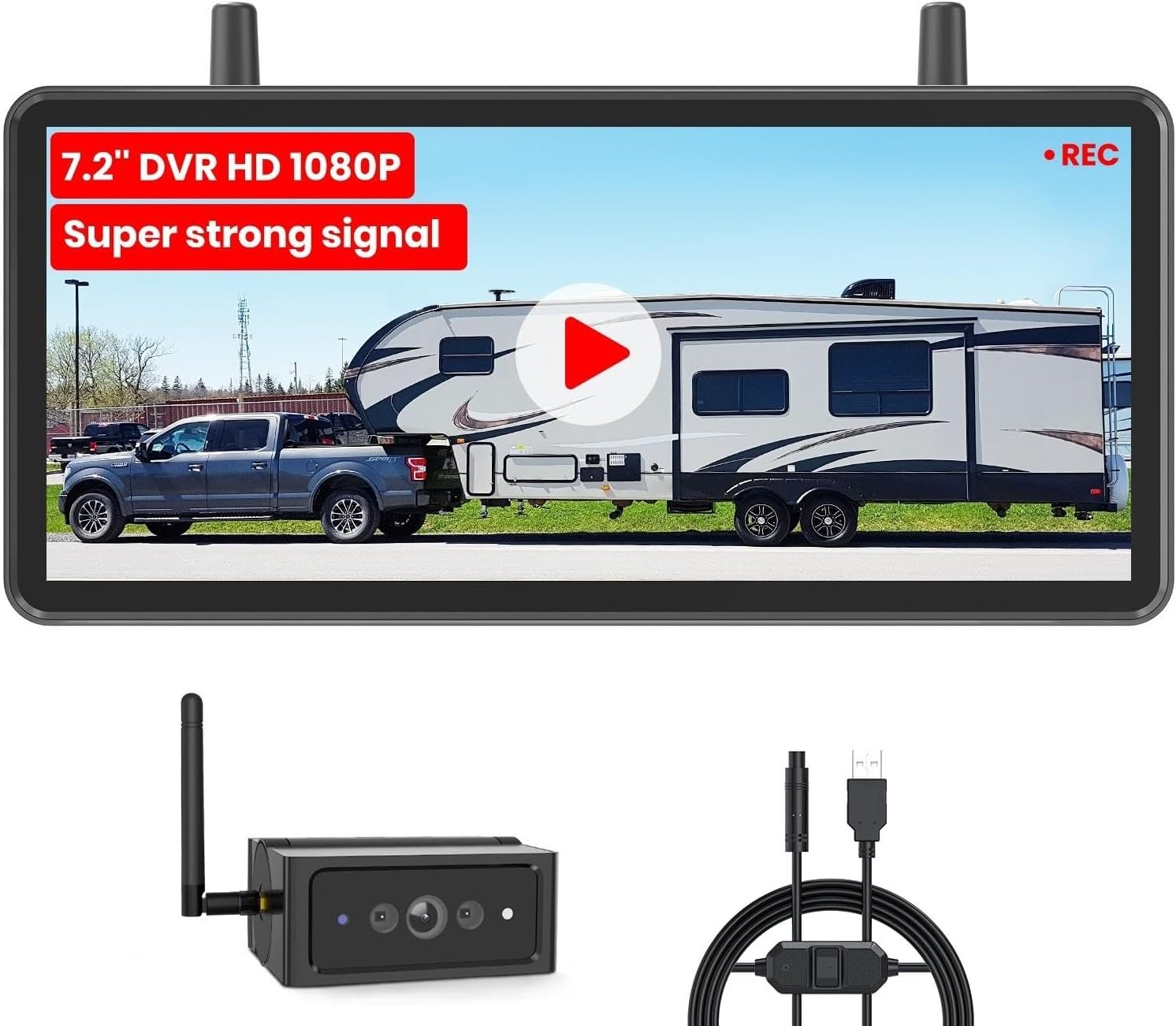 Amazon.com: AUTO-VOX Wireless Magnetic Backup Camera for Truck RV ...