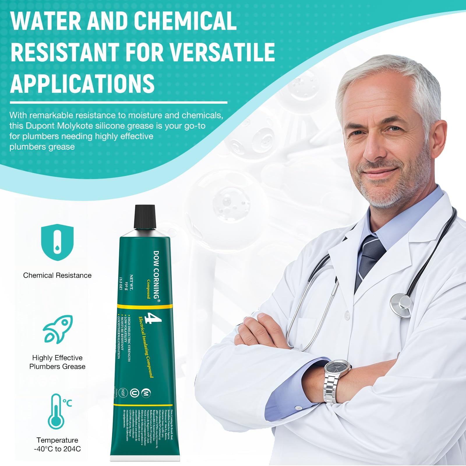 Snapklik.com : Molykote 4 Electrical Insulating Compound 150g, Moisture ...