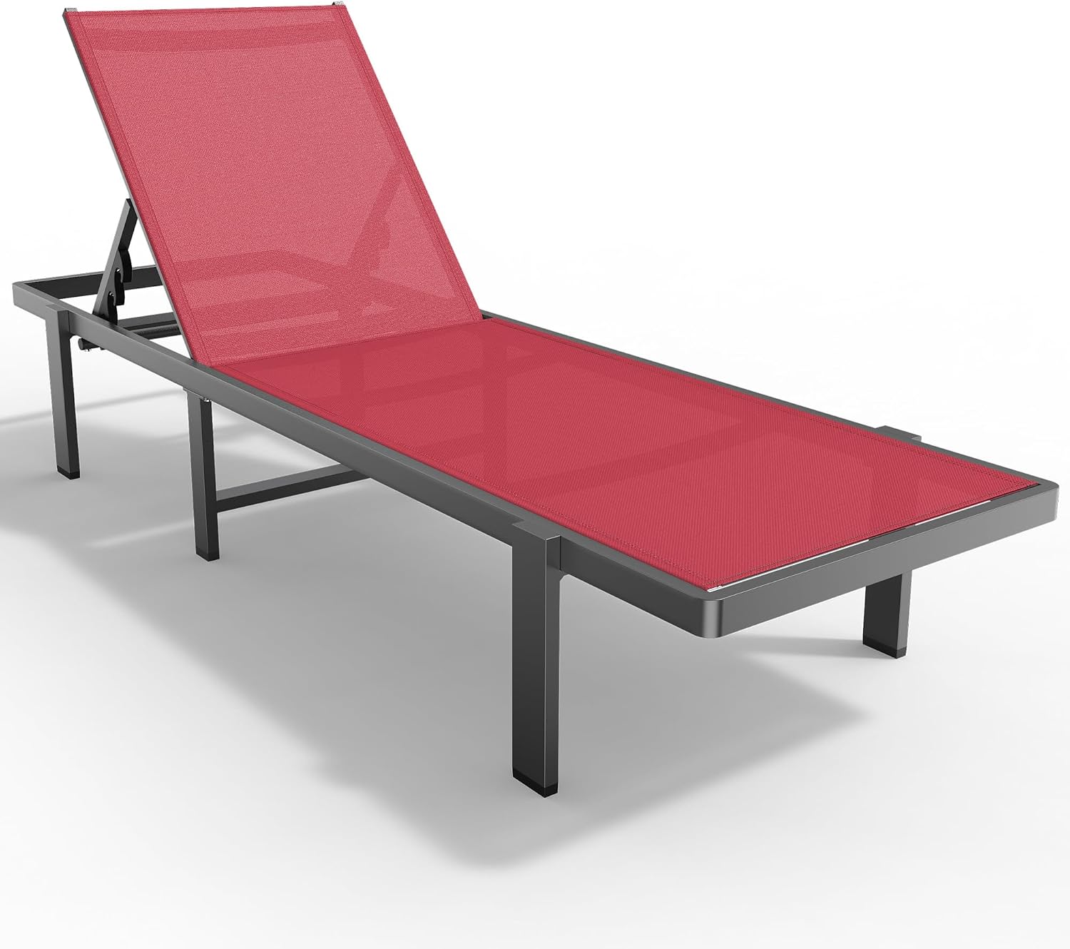 Amazon.com : BSTOKCAM Outdoor Lounge Chair, Tanning Chaise Lounge with ...