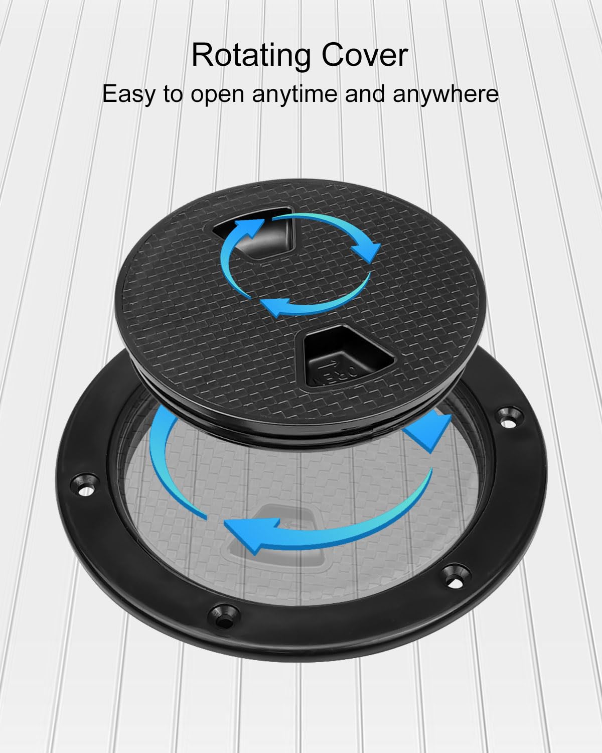Snapklik.com : Round Boat Hatch Cover 6”Used For Inspection Hatch Cap