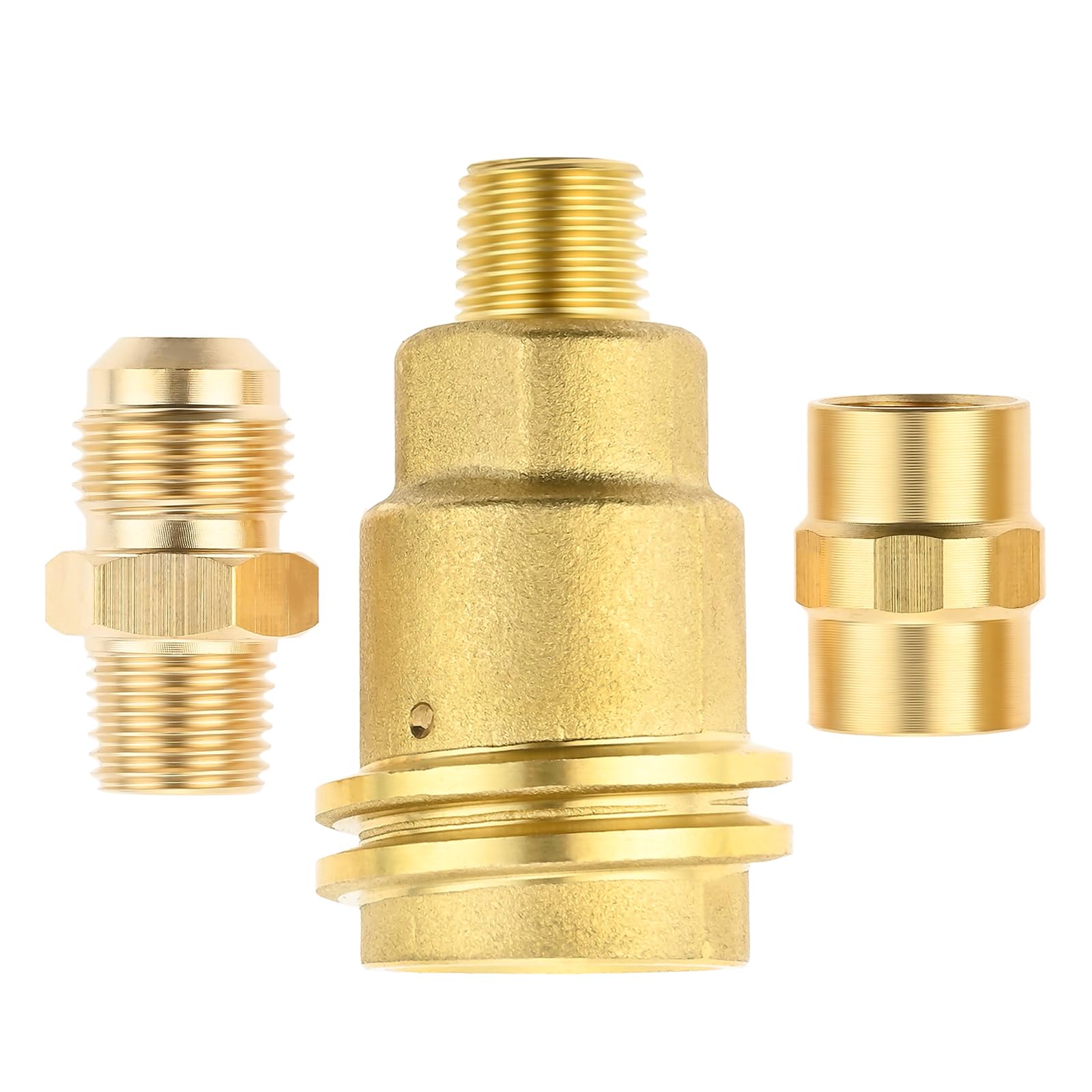 Amazon.com: QCC1 Nut Propane Gas Fitting Hose Adapter with 1/4" Male ...