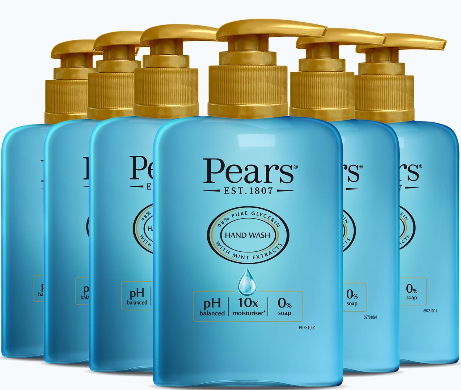 Pears Pure & Gentle Moisturising Hand Wash with Mint Extract ...