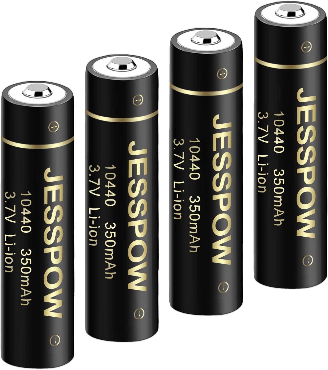 Amazon.com: JESSPOW 10440 Rechargeable Battery, 10440 Li-ion ...