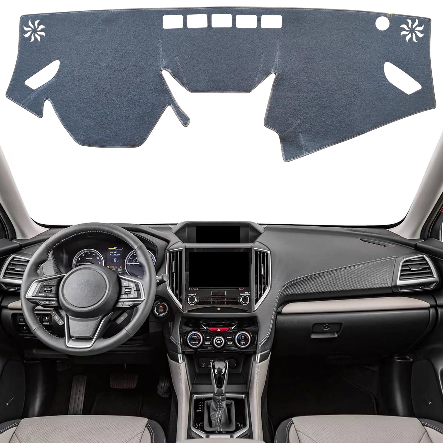 KEYOOG Dashboard Cover Dash Mat Fit for Su-baru Forester 2024-2019 (S14 ...