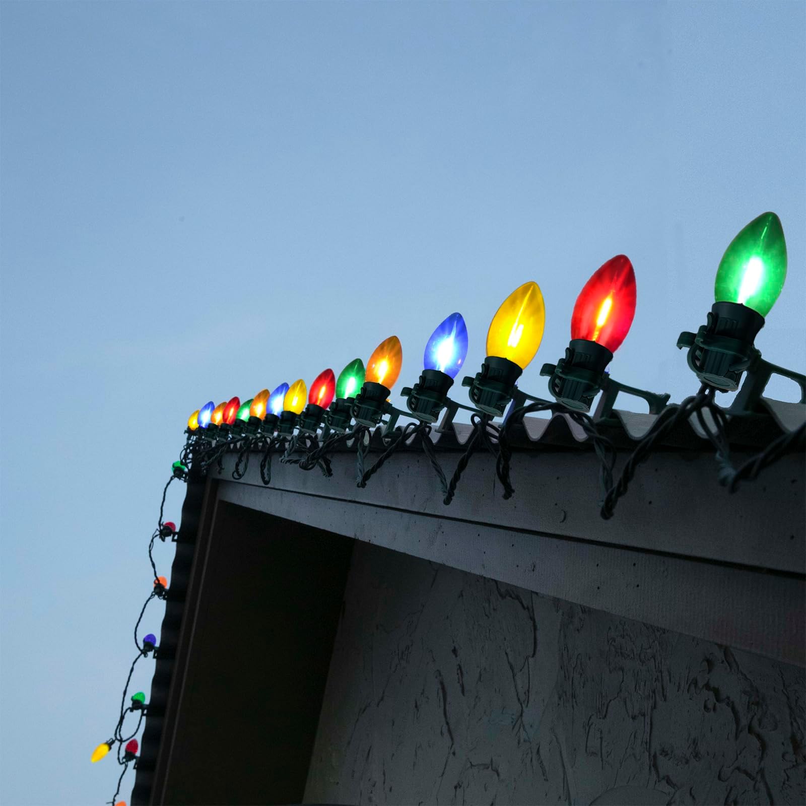 Noma C9 Replacement Quick Clips™ | Spring-Loaded Outdoor String Light ...