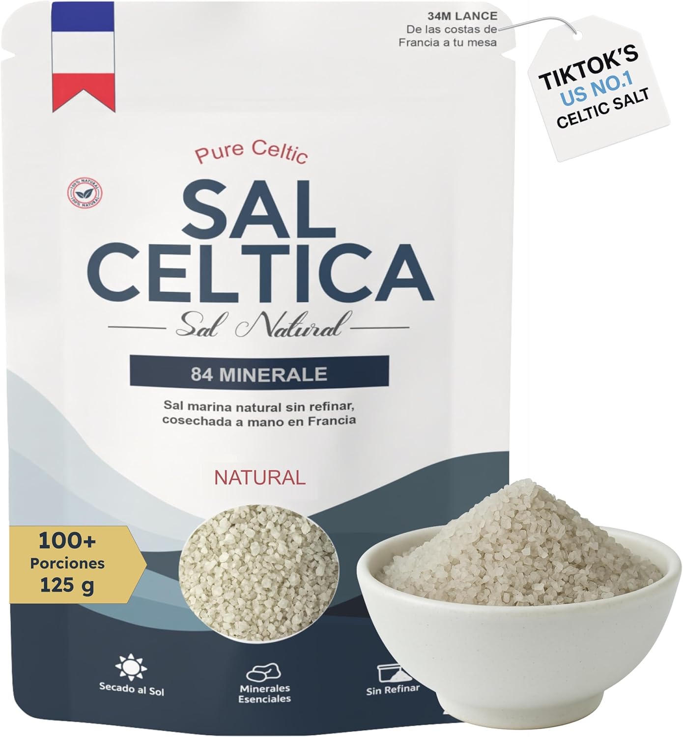 Sal Celtica | Celtic Salt | 84 Minerales | Electrolitos Naturales | Sin ...