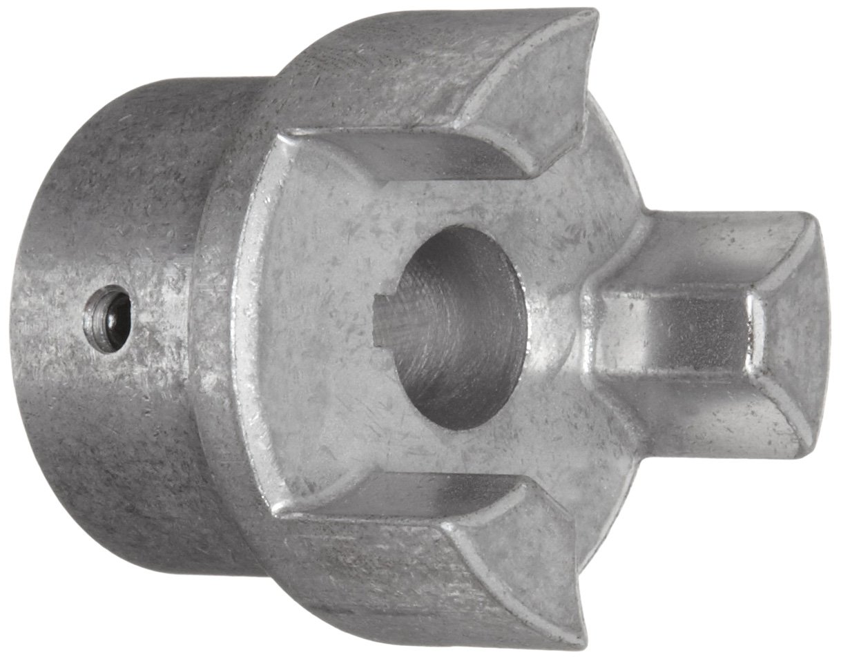 Lovejoy 76357 Size CJ 19A Curved Jaw Coupling Hub, Powdered Metal Steel ...
