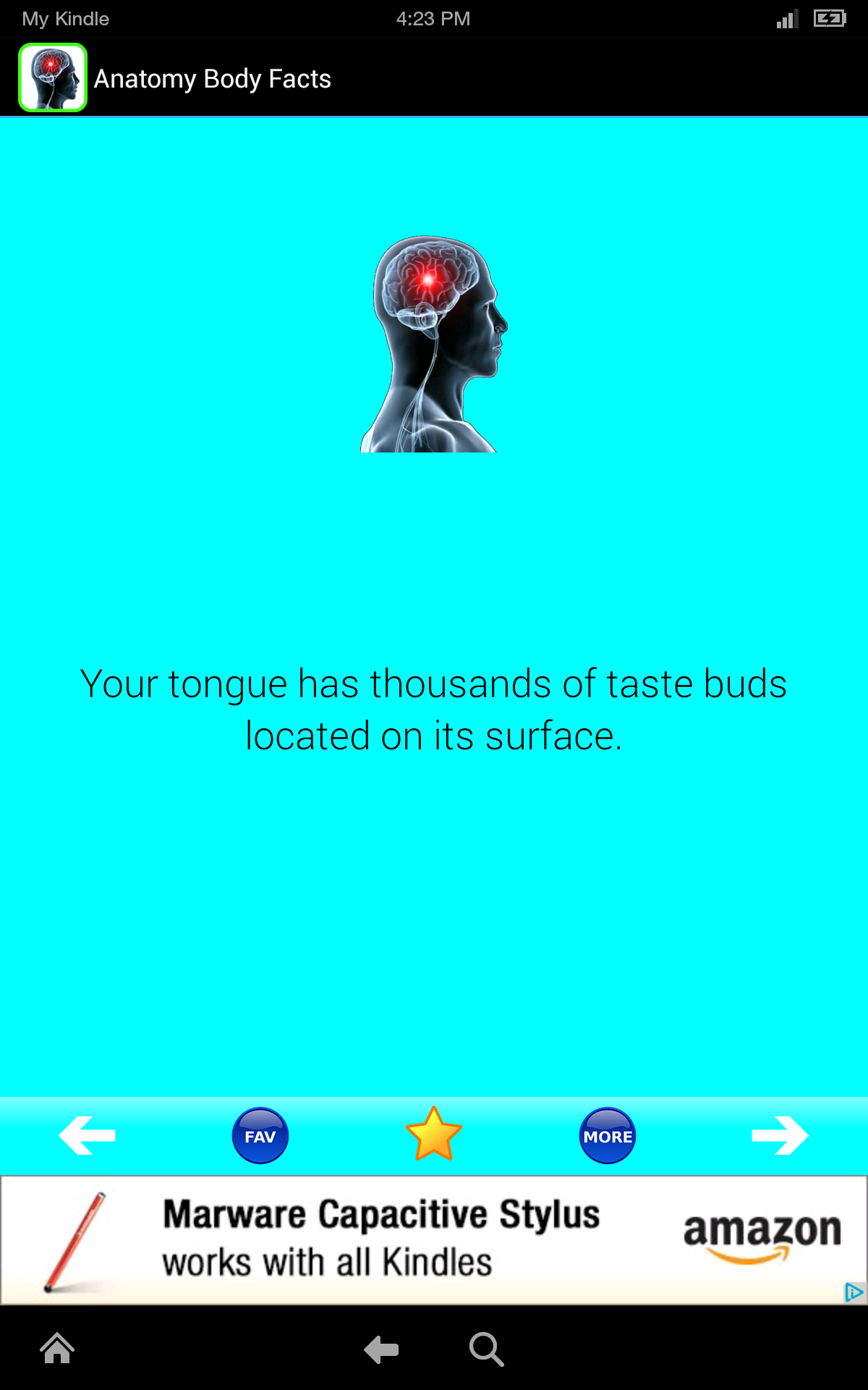 Anatomy Body Facts! Fun Human Anatomy and Physiology Flash Cards app ...