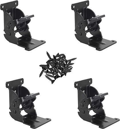 Folding Hinge Bracket for Folding Table, Workbench, Bed Legs, Self ...