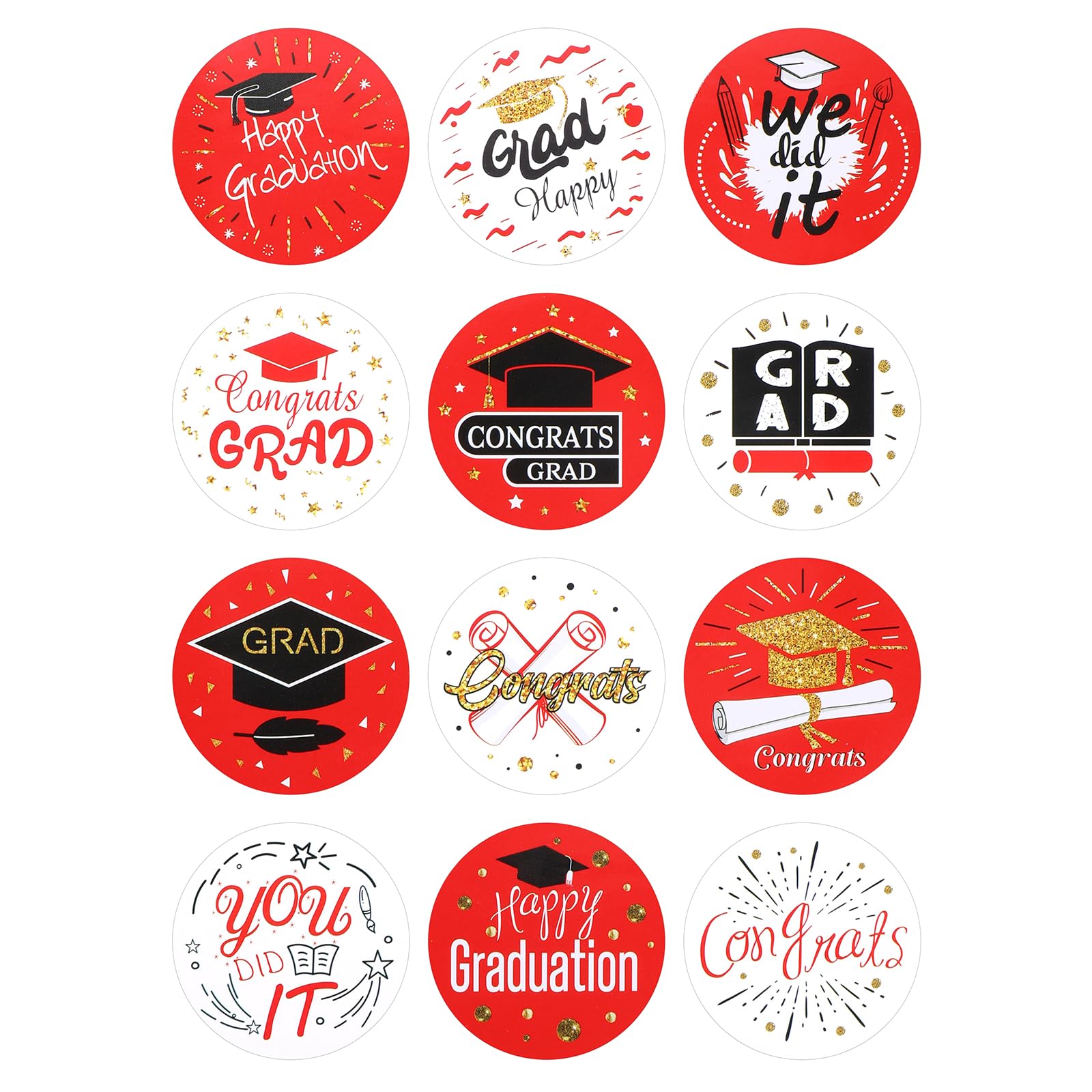 Snapklik.com : NEWEST 20 Pack Class Of 2025 Graduation Stickers