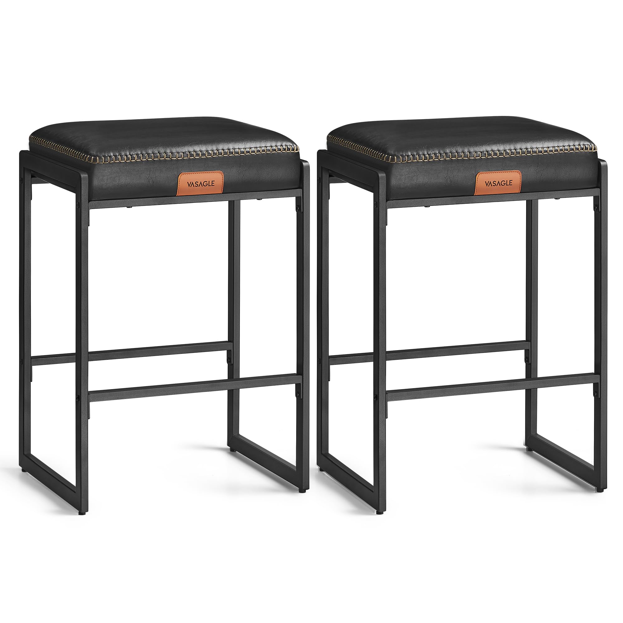 VASAGLE EKHO Collection - Bar Stools Set of 2, Counter Height Bar ...