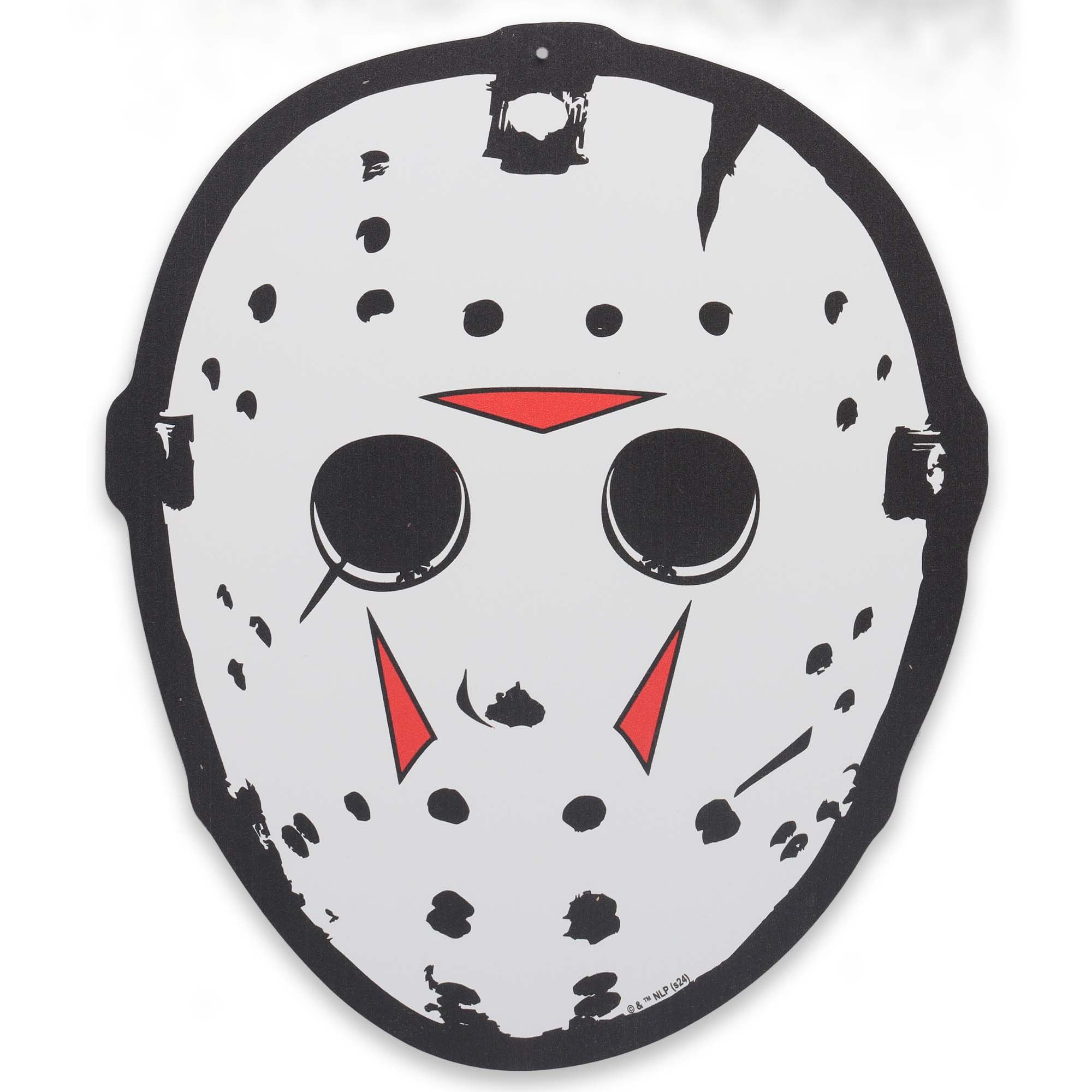 Amazon.com: Friday the 13th Jason Voorhees Mask Metal Sign - Creepy ...