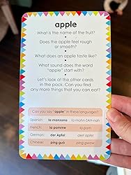 Amazon.com: My First Touch and Feel Language Picture Cards: First Words ...