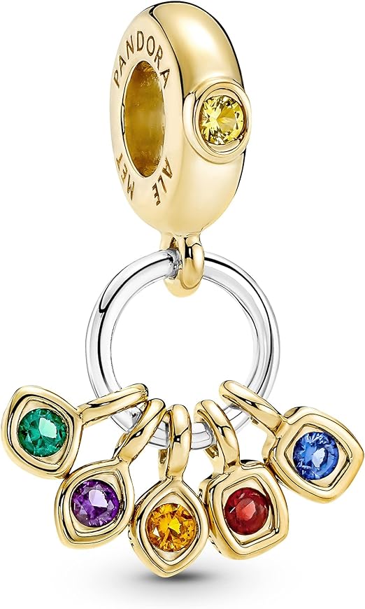 Amazon.com: PANDORA 760774C01 Marvel The Avengers Infinity Stones ...
