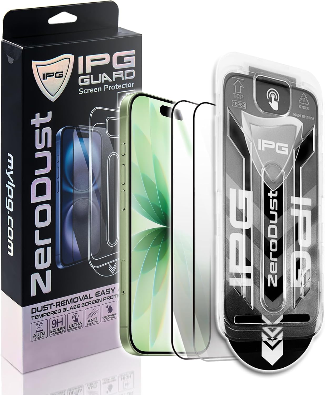 Amazon.com: IPG Zero Dust – Auto Dust Removal Tempered Glass for iPhone ...