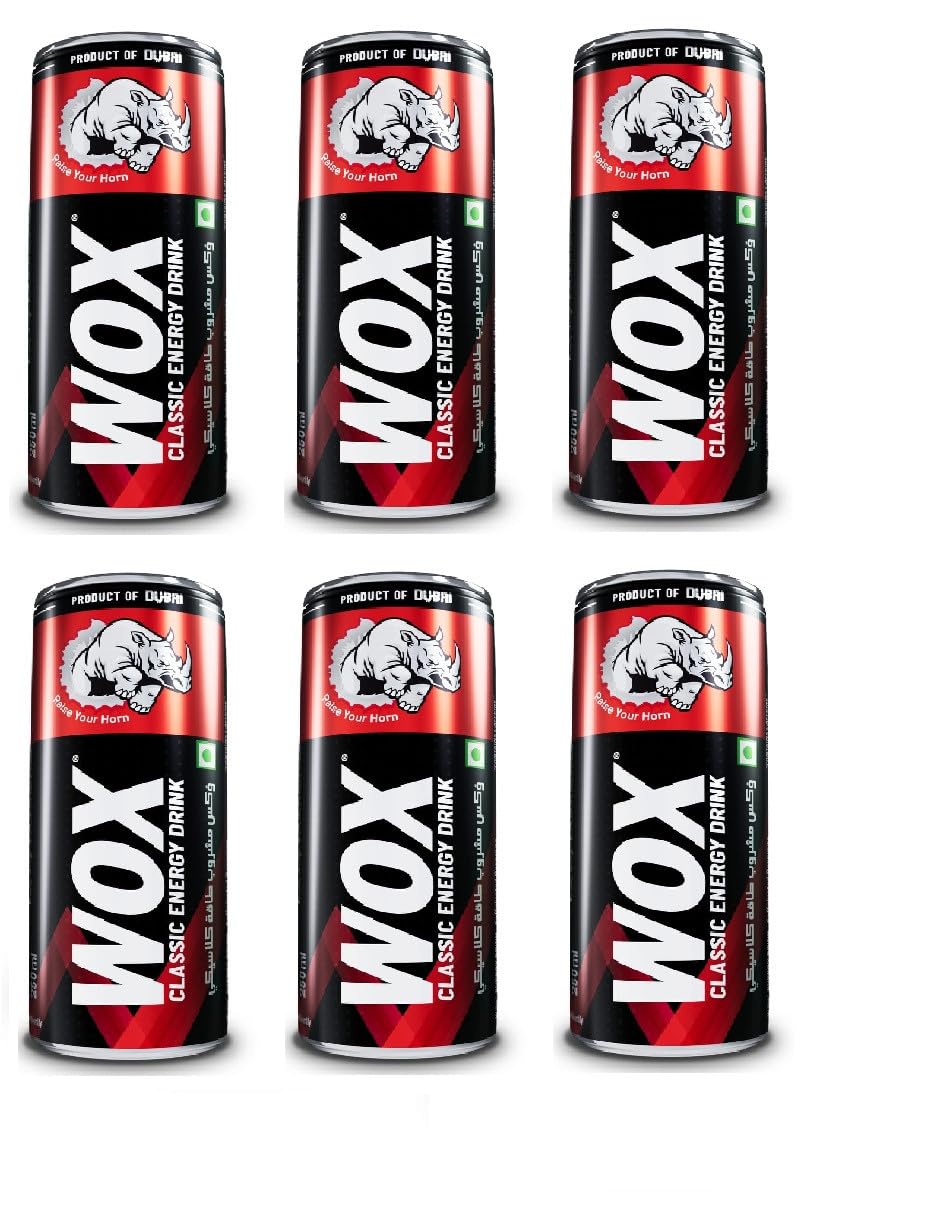 WOX Energy Drink Classic Edition | 250 ML | Pack of 6 : Amazon.in ...