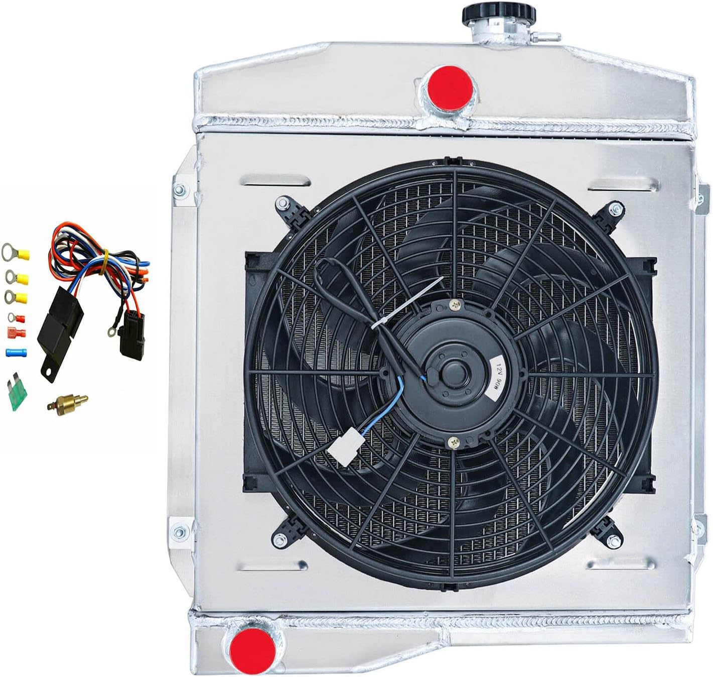 Amazon.com: HKAUTOPART Radiator for Jeep CJ5 CJ6 Willys 2.2L L4 3.7L V6 ...