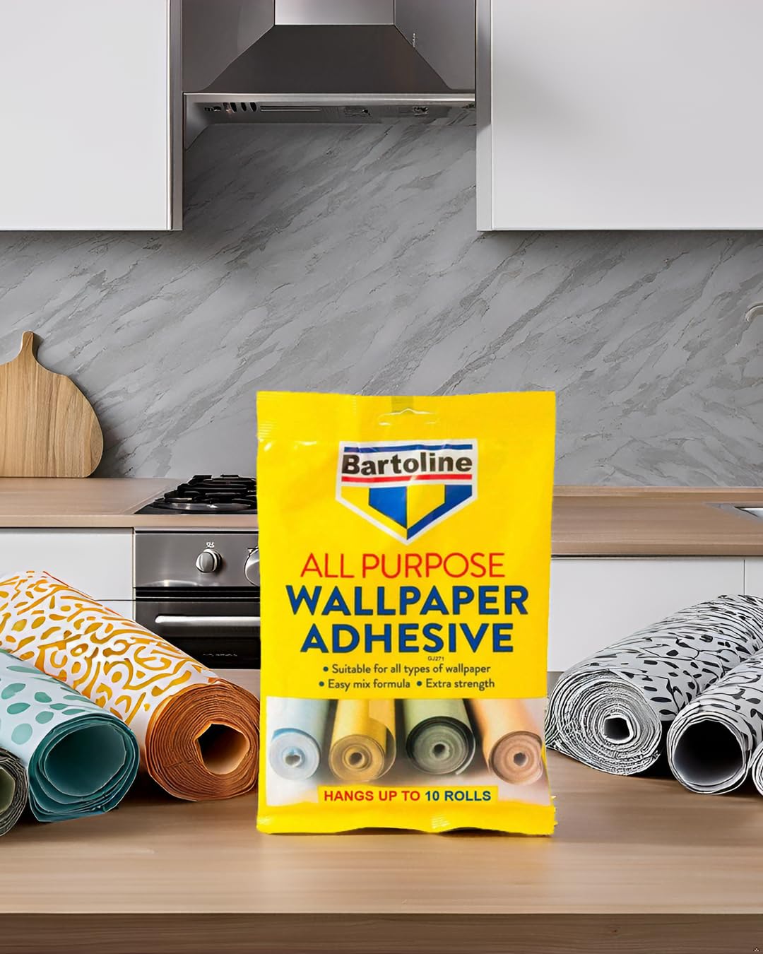 5 Roll Wallpaper Paste All Purpose Super Strong Stick Reliable Paste ...