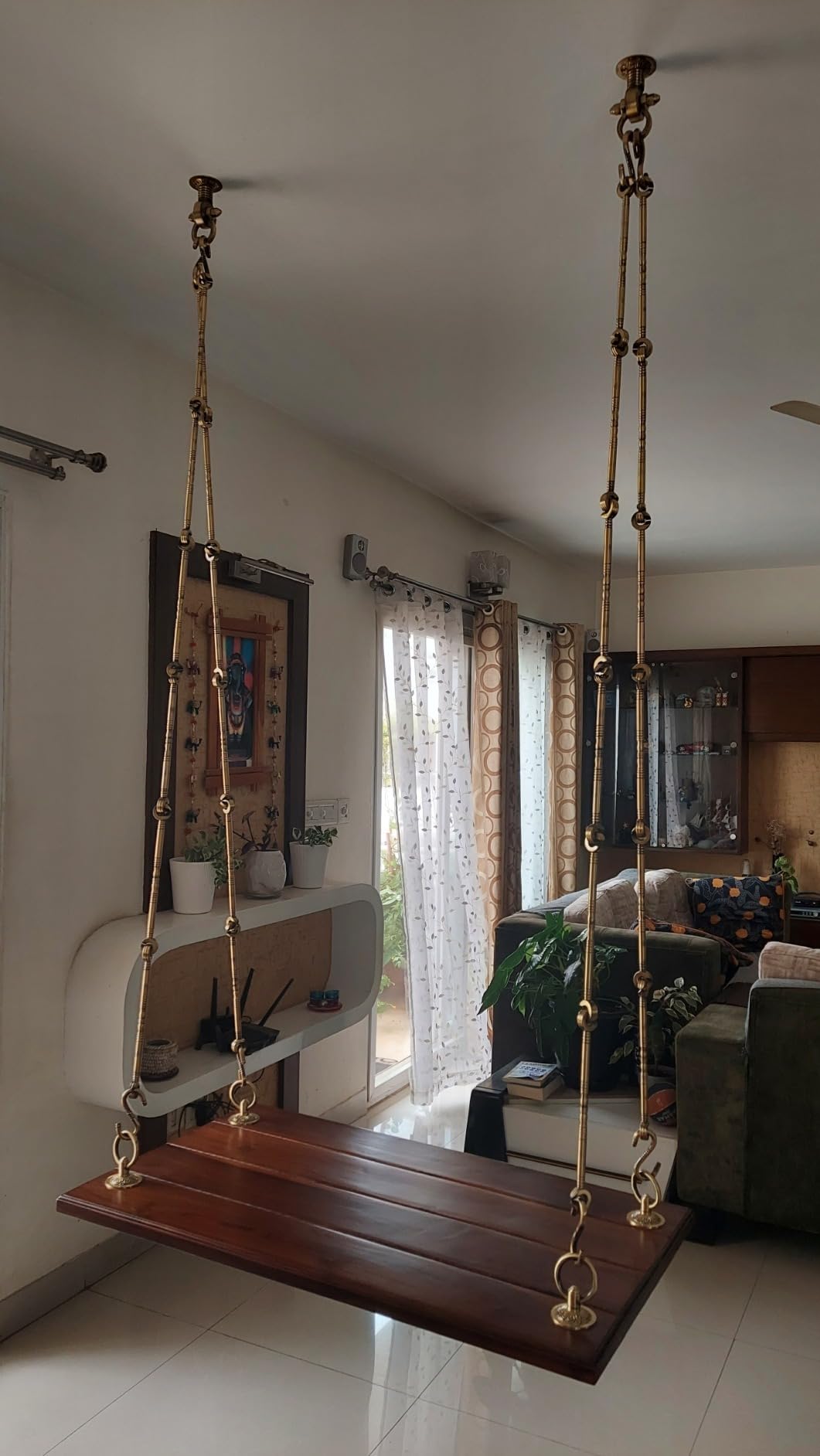 Trendy Creation Hub 7 Ft Goti Design Antique Swing Chain Links Brass ...