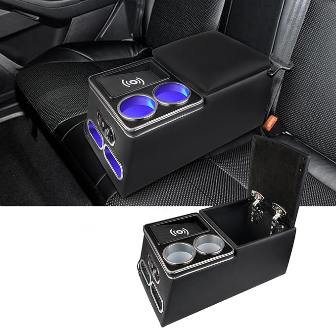 Amazon.com: Htostar Racing Upgrade Universal Center Console Organizer ...