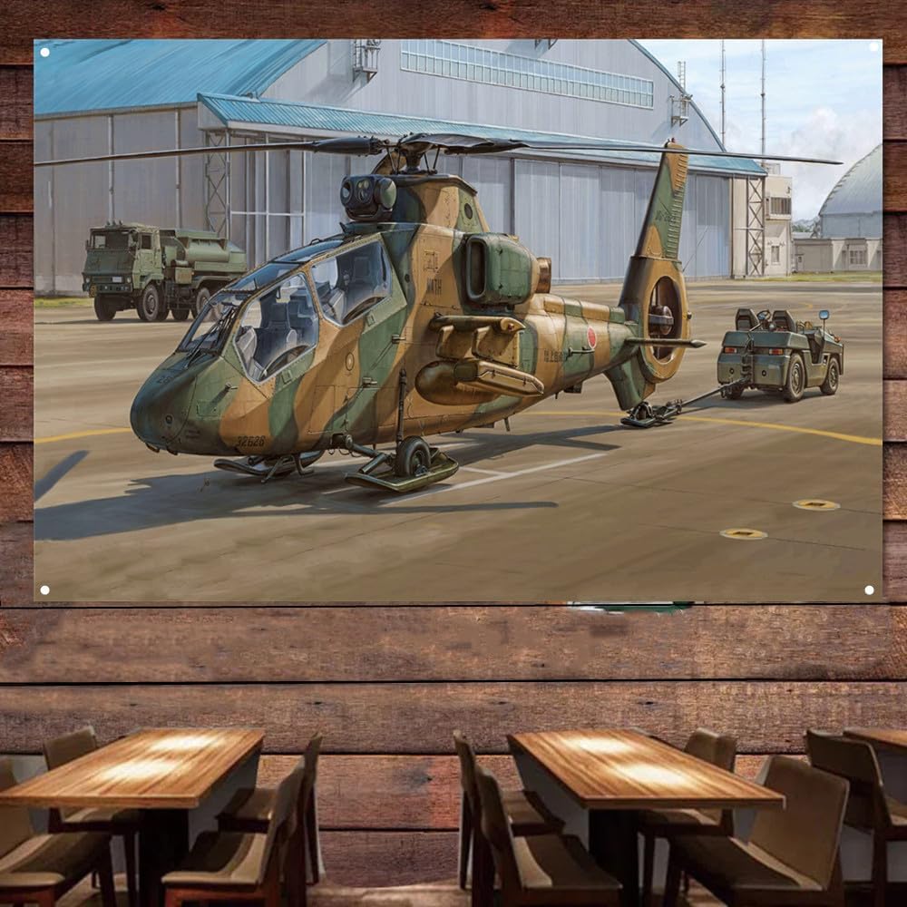 Amazon.com: JGSDF Observation Helicopter Poster Wall Chart - HD ...