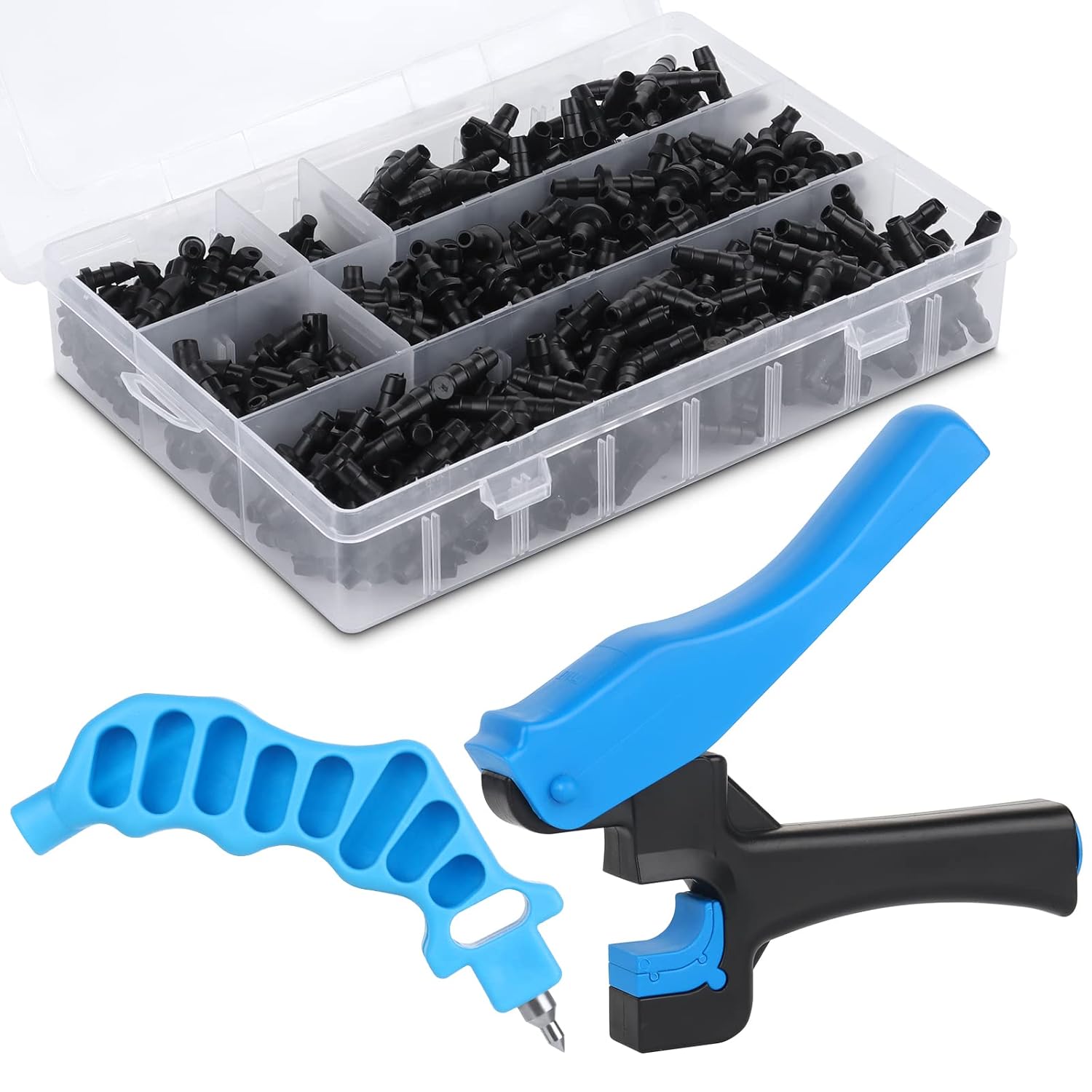 Amazon.com : KOMAKE Drip Irrigation Tubing Hole Punch 2pcs & 280pcs ...