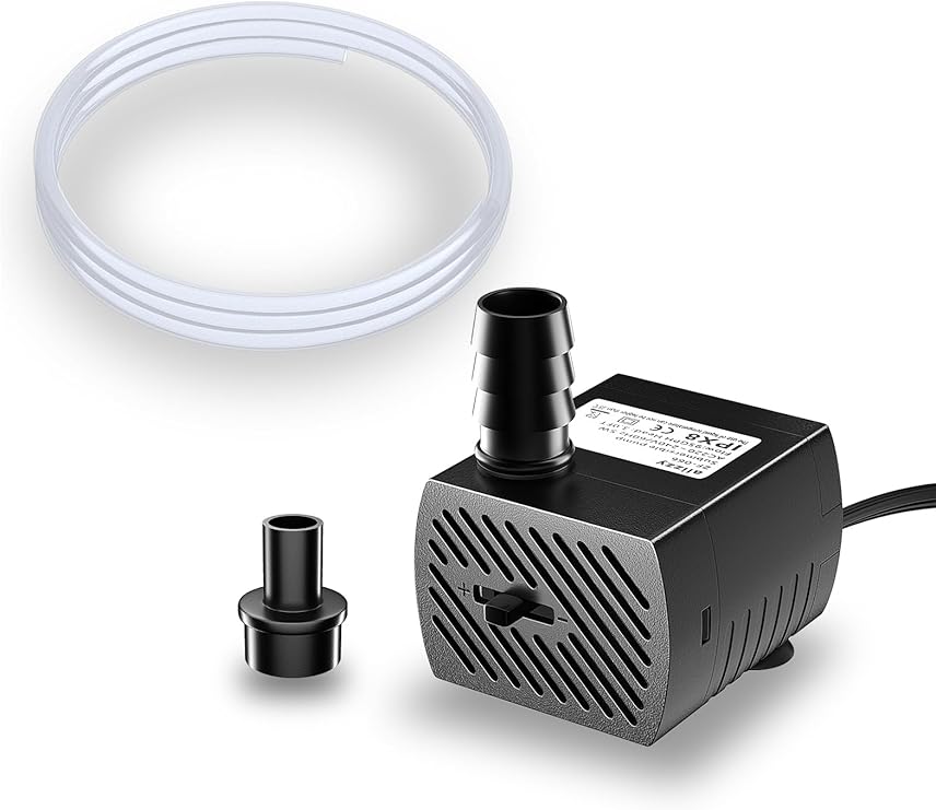 Amazon.com: alizzy 100GPH Small Submersible Water Pump(360L/H, 5w ...