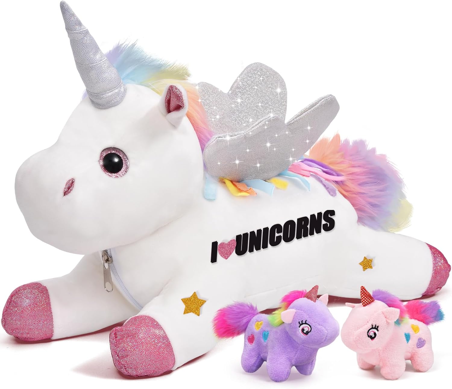 Amazon.com: 15" Unicorn Stuffed Animals Making Kit - Make Your Own ...