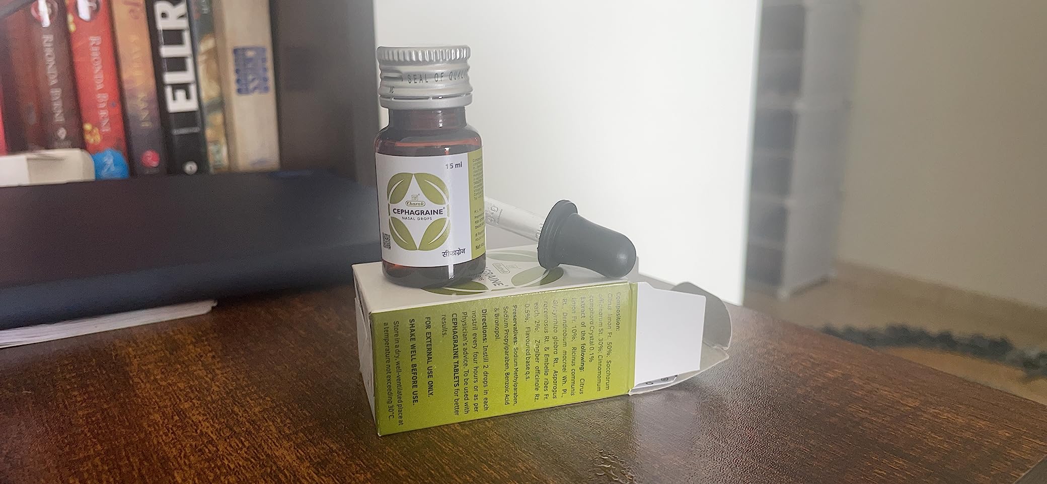 Buy Charak Pharma Cephagraine Drops for Nasal Decongestion in Sinusitis ...