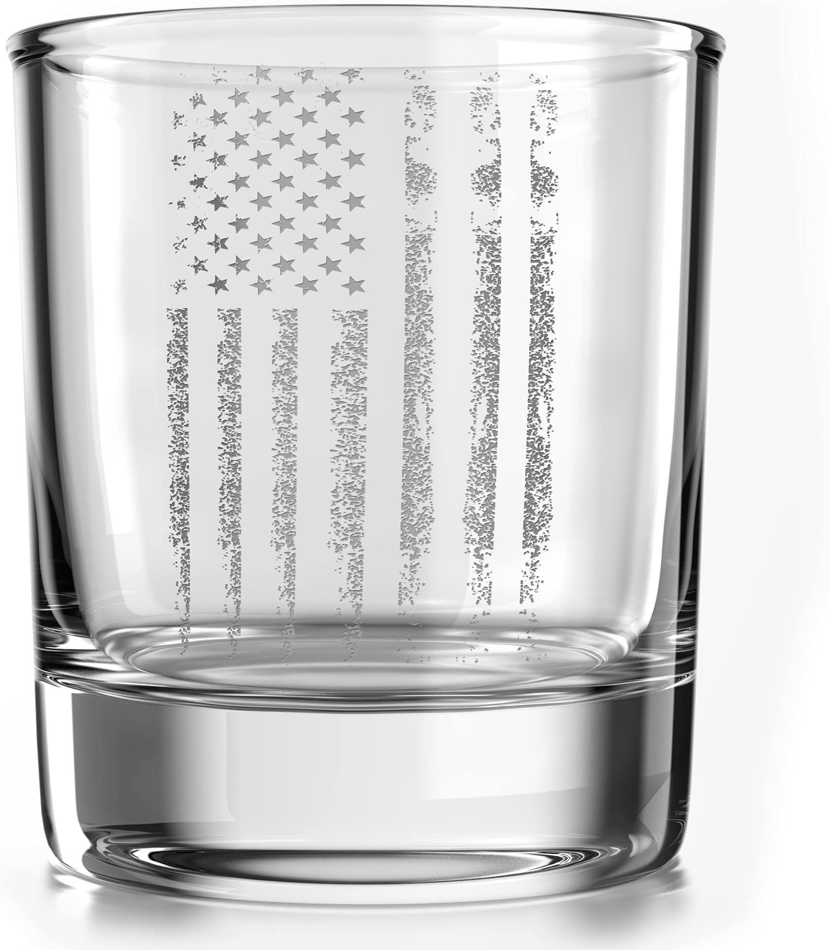 Amazon.com | Thin Blue Line American Flag - Old Fashioned Whiskey Rocks ...