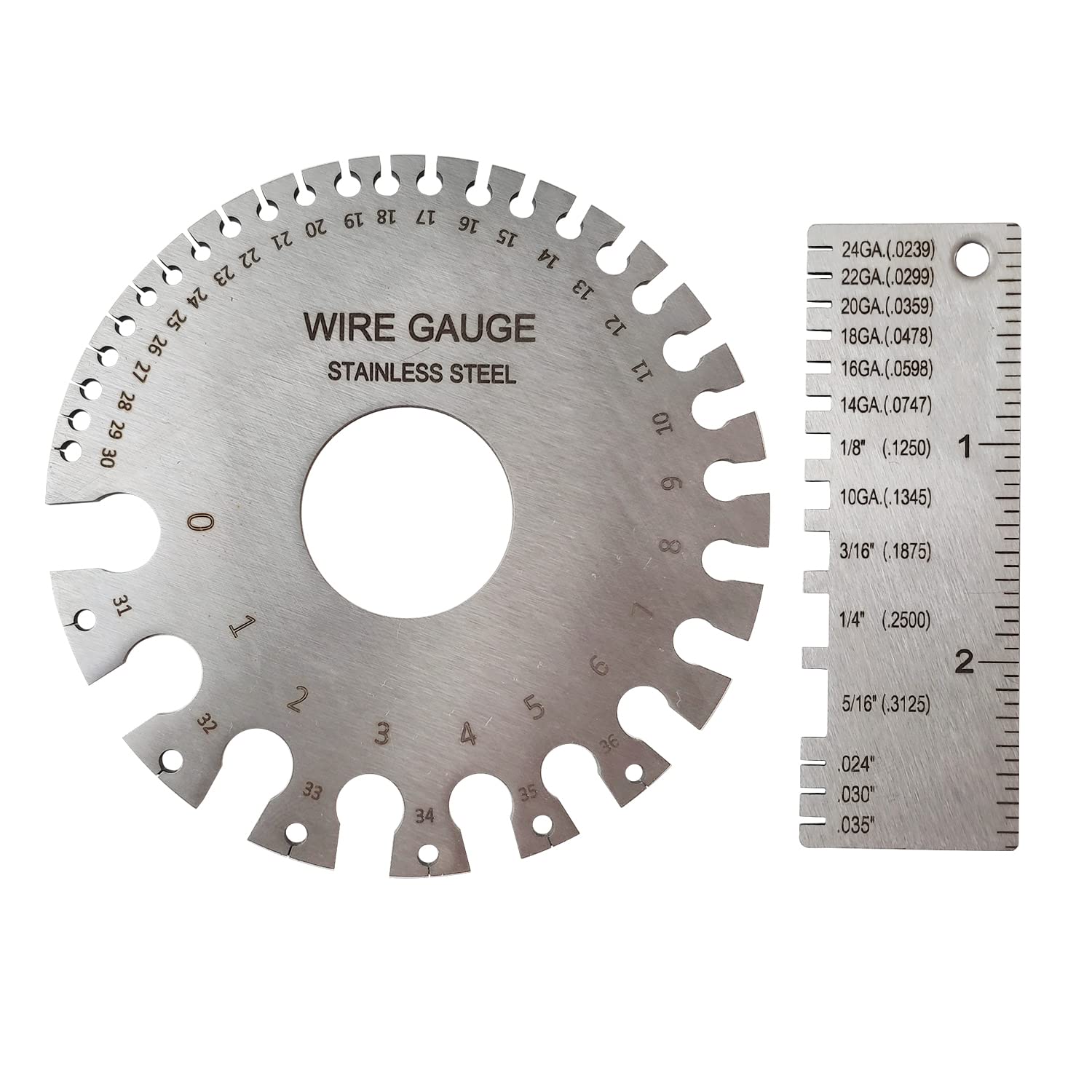 Snapklik.com : 2 Pack Stainless Steel Round Dual Sided Metal Sheet ...