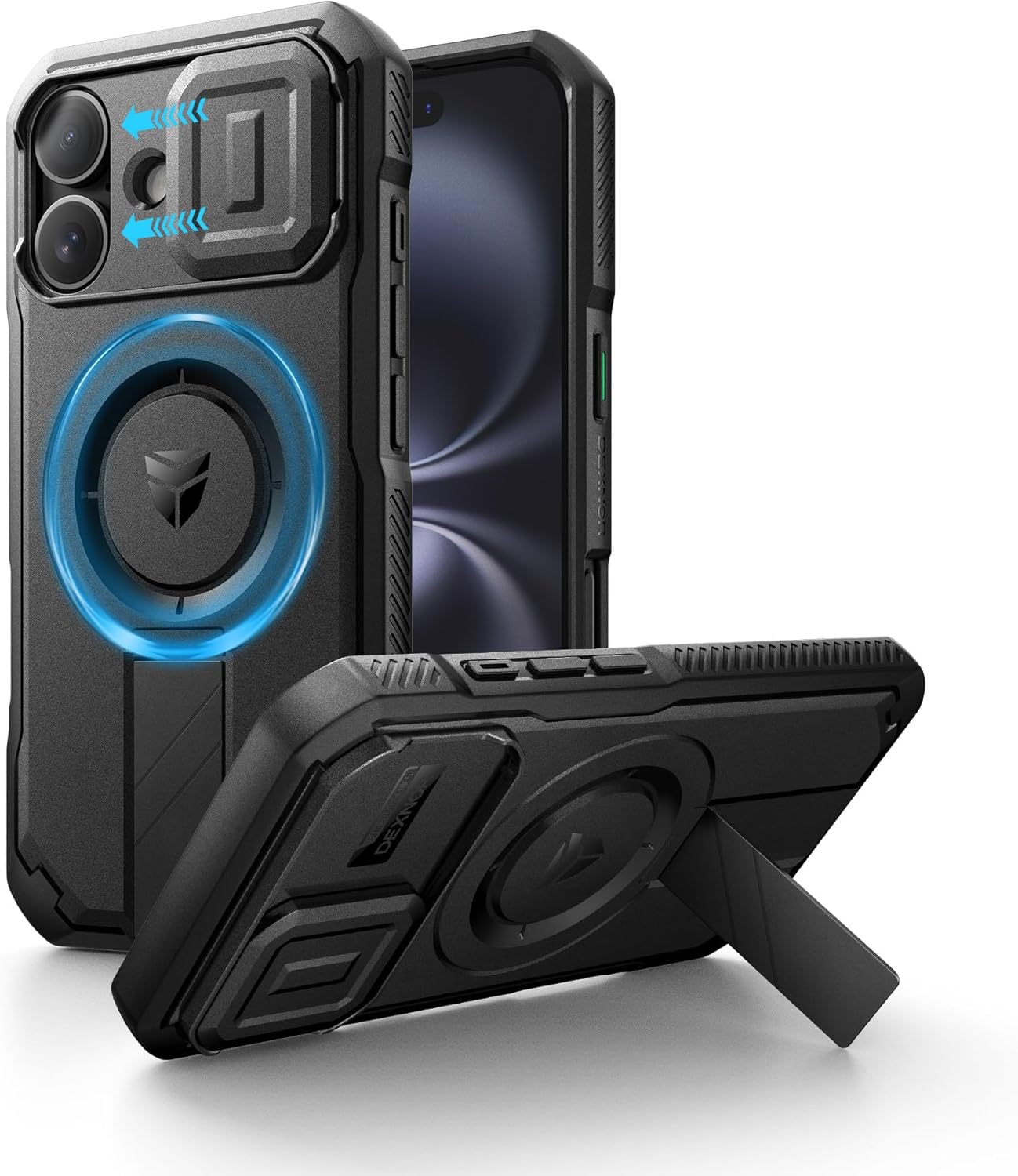 Amazon.com: Dexnor for iPhone 16 Case with Slide Camera Cover ...