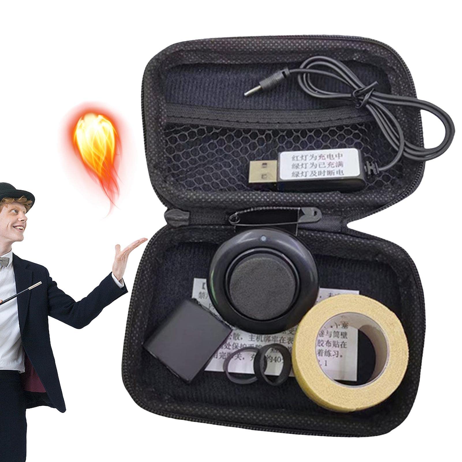 Buy Magic Fire Ball Prop - Electronic Empty Handed Fire Ball Launcher ...