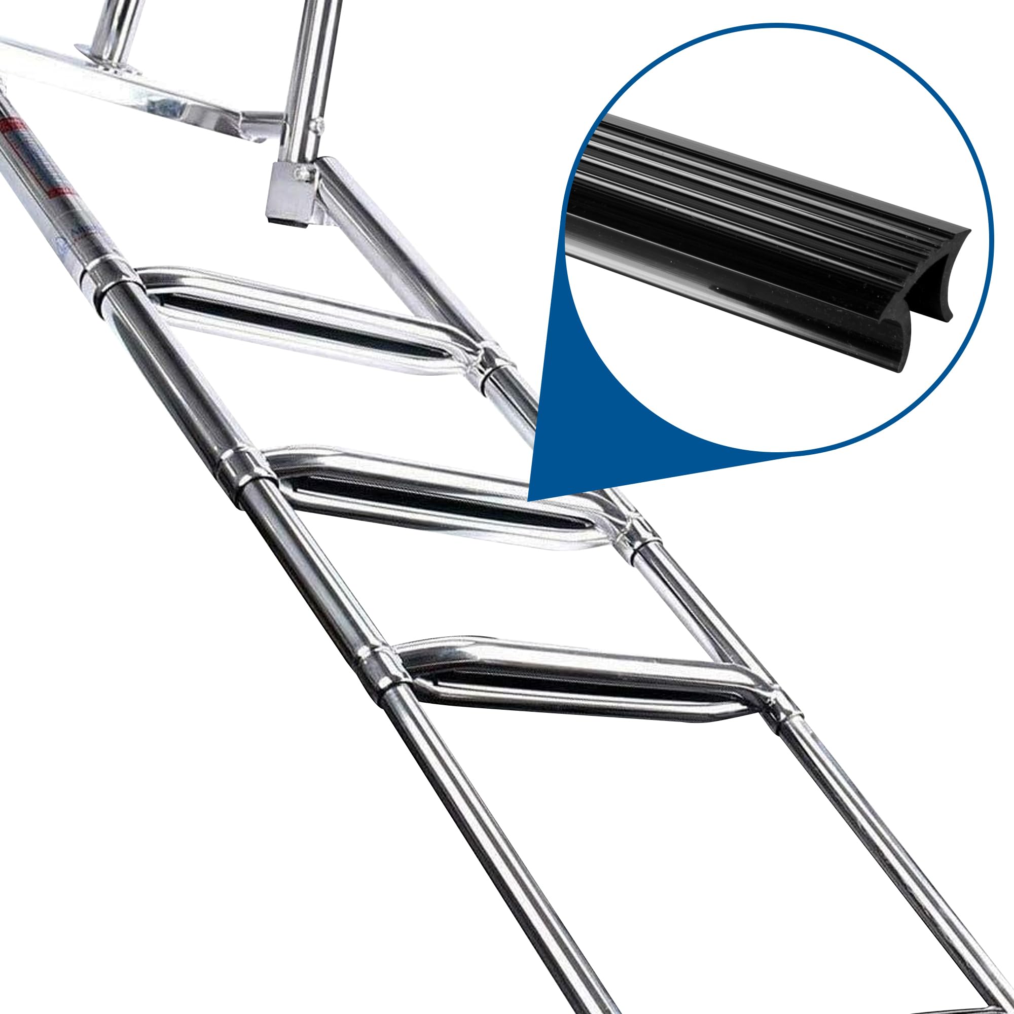 Snapklik.com : 10-3/8" Snap-in Boarding Ladder Tread-Non-Slip Boat ...