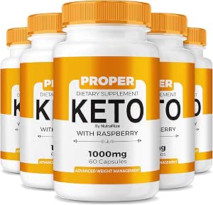 Amazon.com: (5 Pack) Proper Keto ACV Capsules, All-Natural Keto Dietary ...