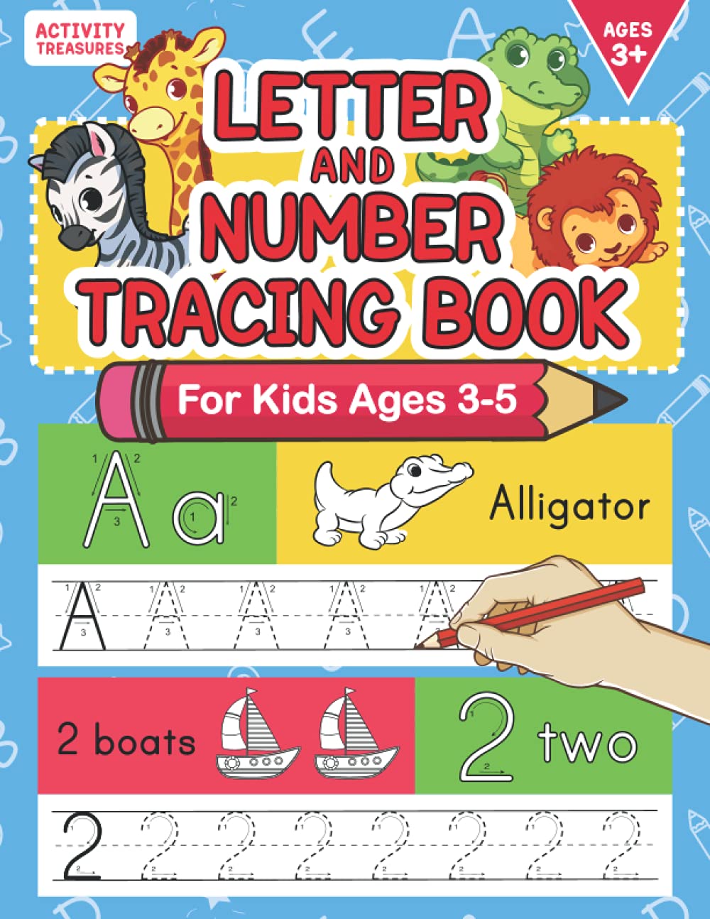 Letter And Number Tracing Book For... by Treasures, Activity