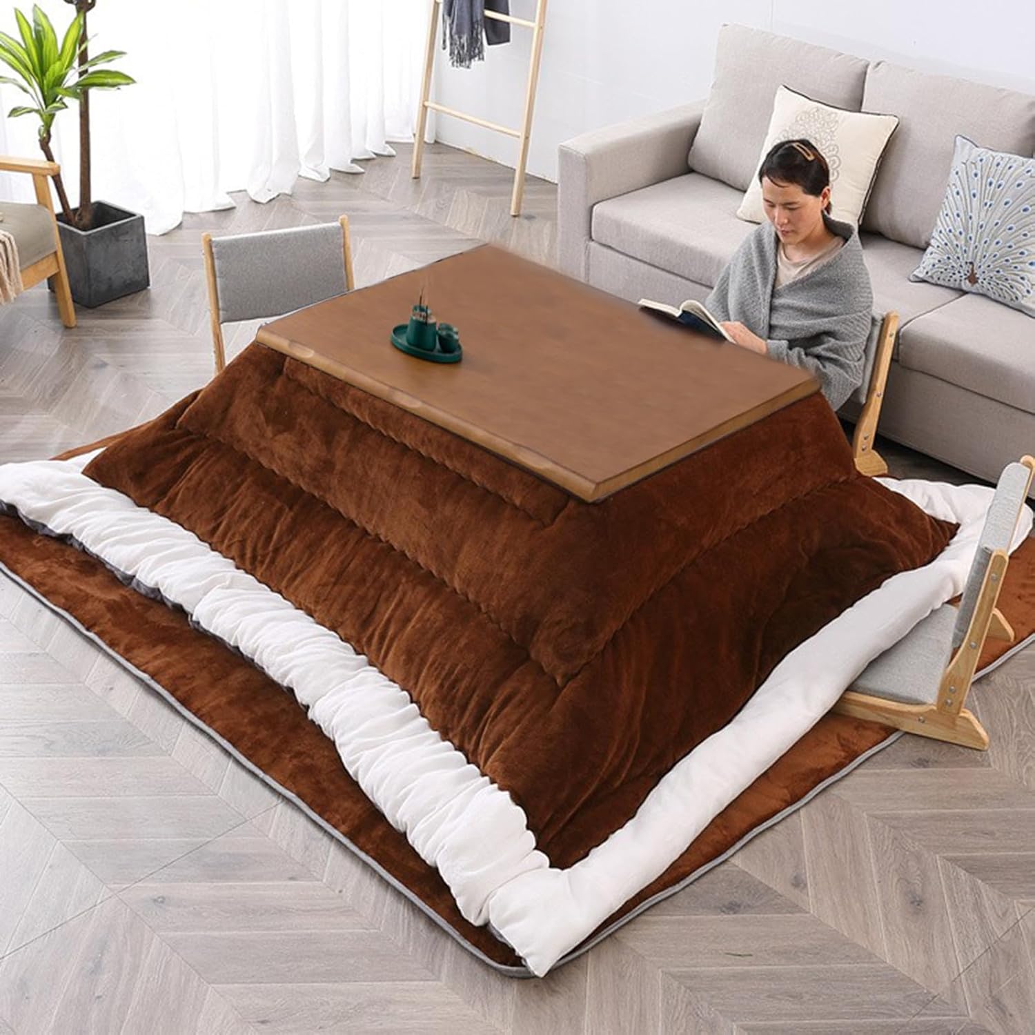 Amazon.com: Kotatsu Heating Table Japanese Stove Table Kotatsu Winter ...