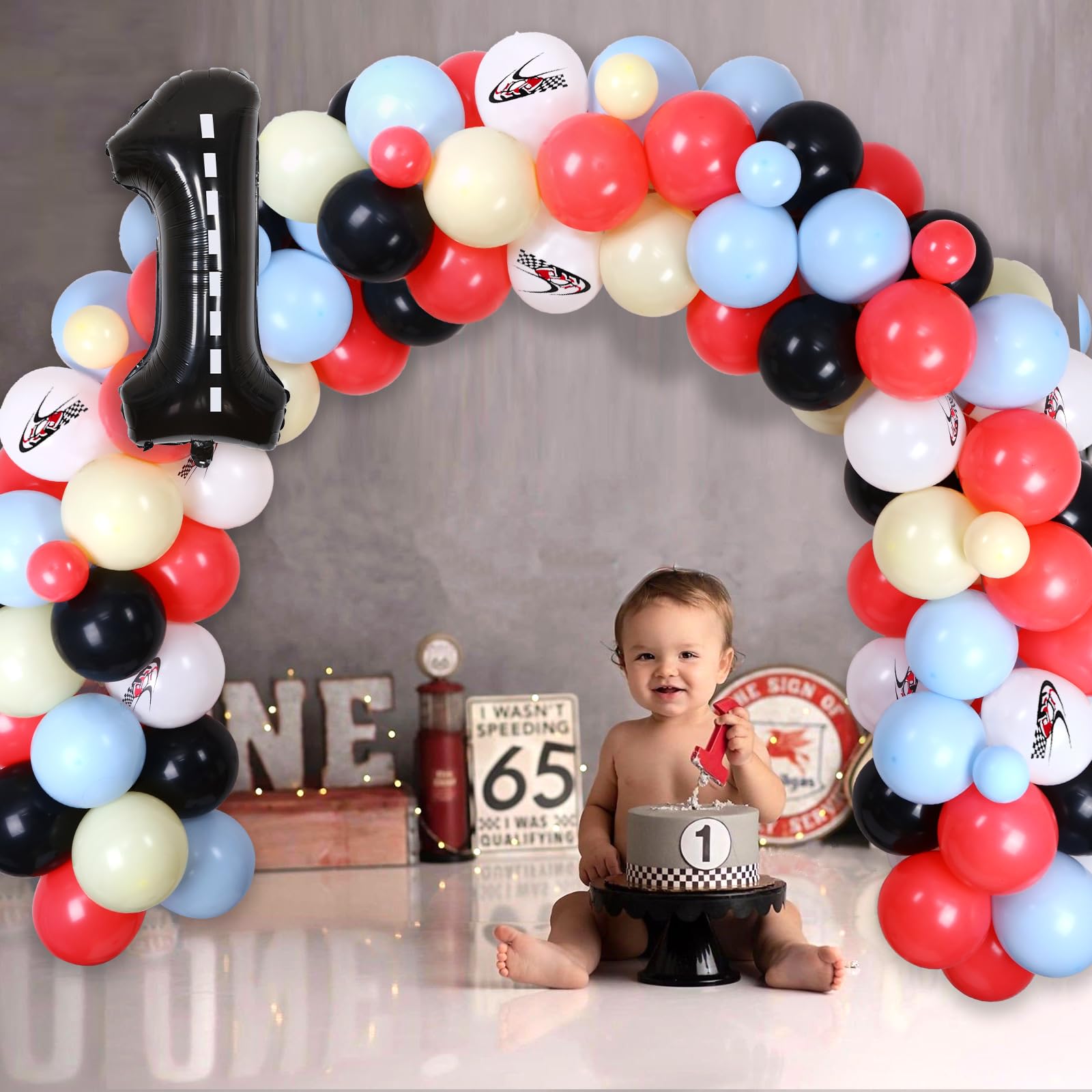 Fast One 1st Birthday Party Kit Fast One Race Cars 1st Birthday ...