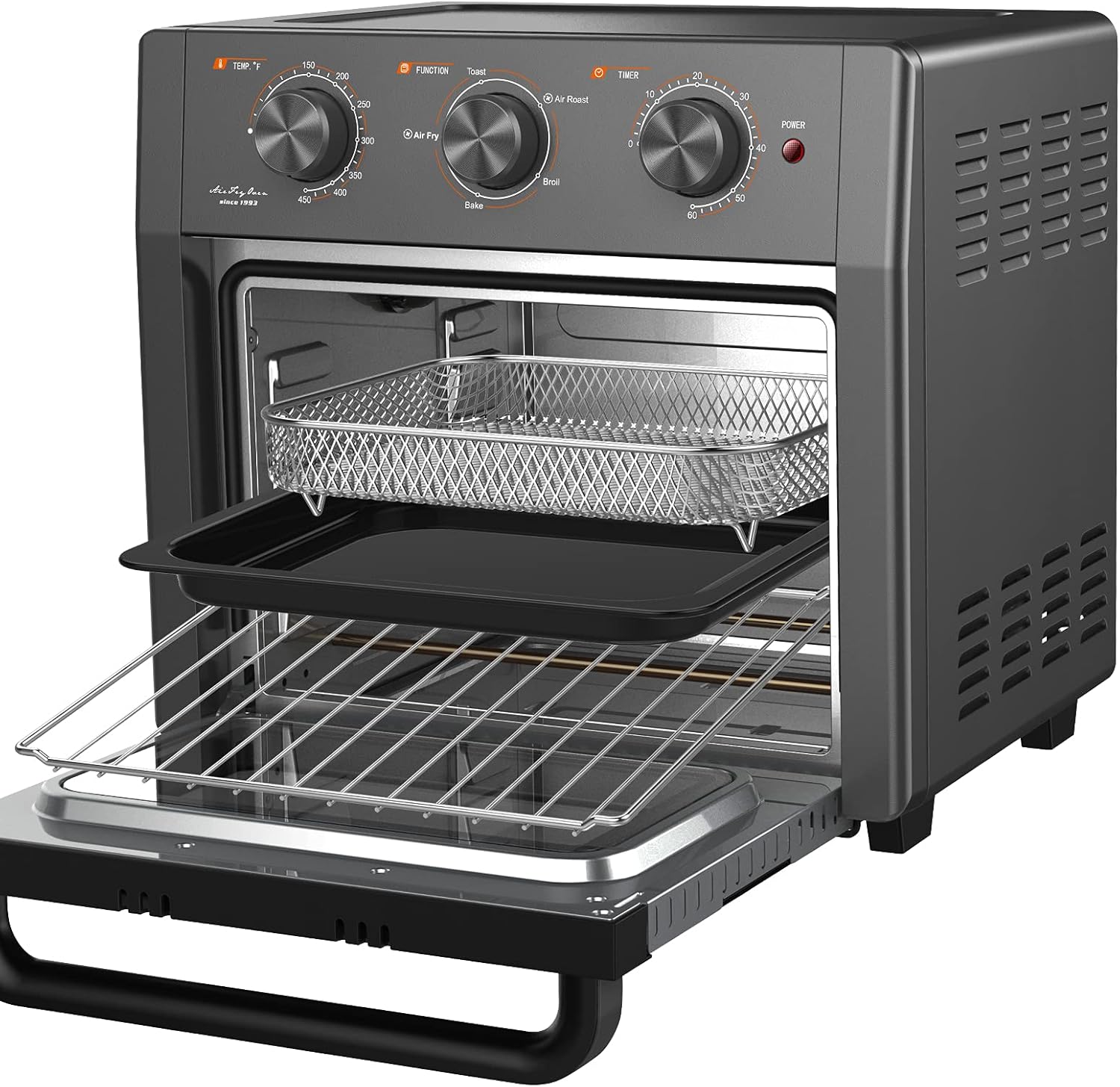 Amazon.com: Air Fryer Toaster Oven - 5-In-1 Convection Oven， Air Fry ...