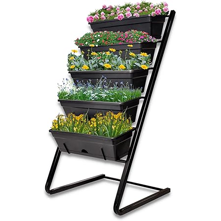 Amazon.com: 6-Ft Raised Garden Bed - Vertical Garden Freestanding ...