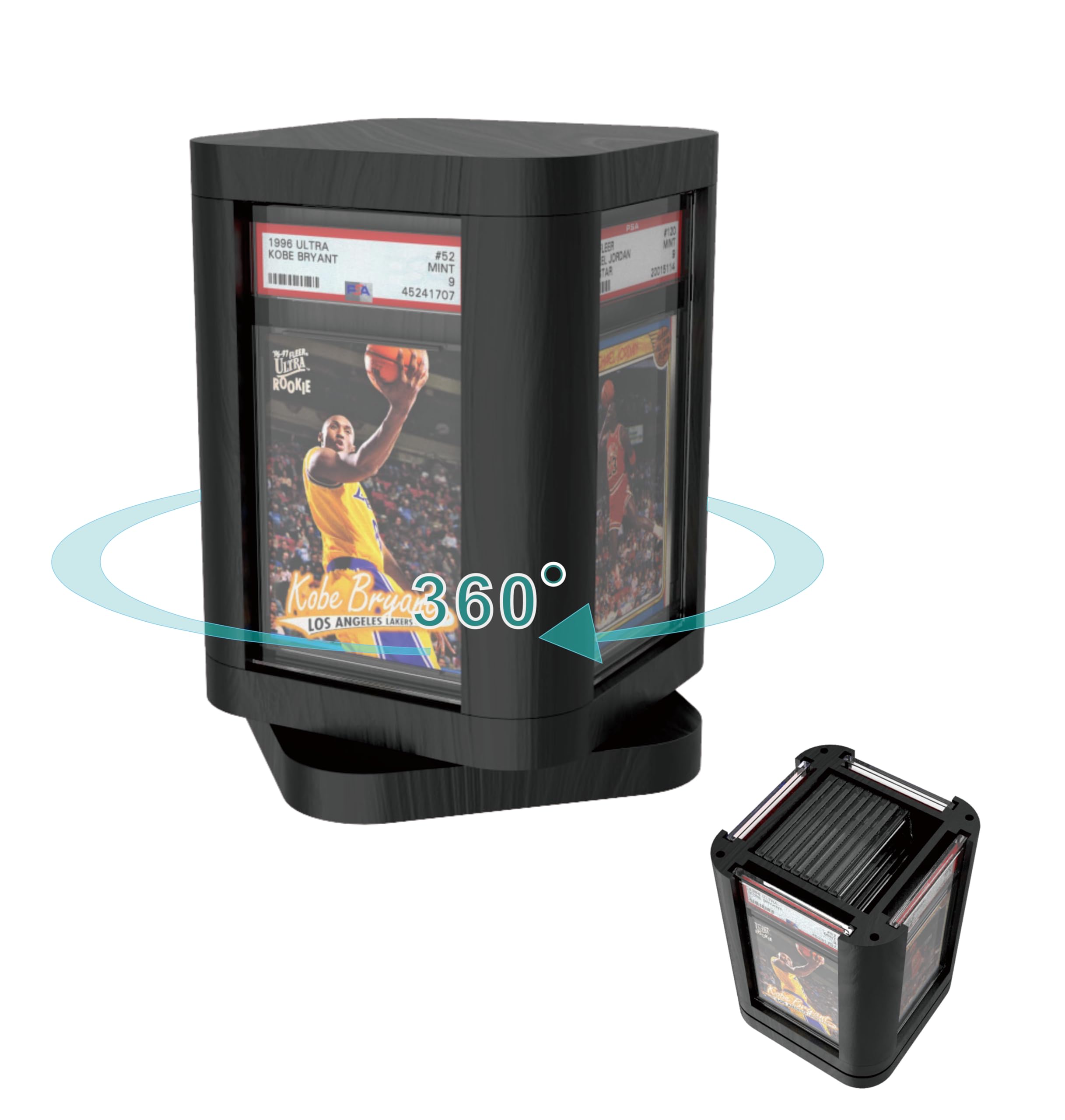 Amazon.com: SPEARX Rotating PSA Graded Card Display Frame , Trading ...