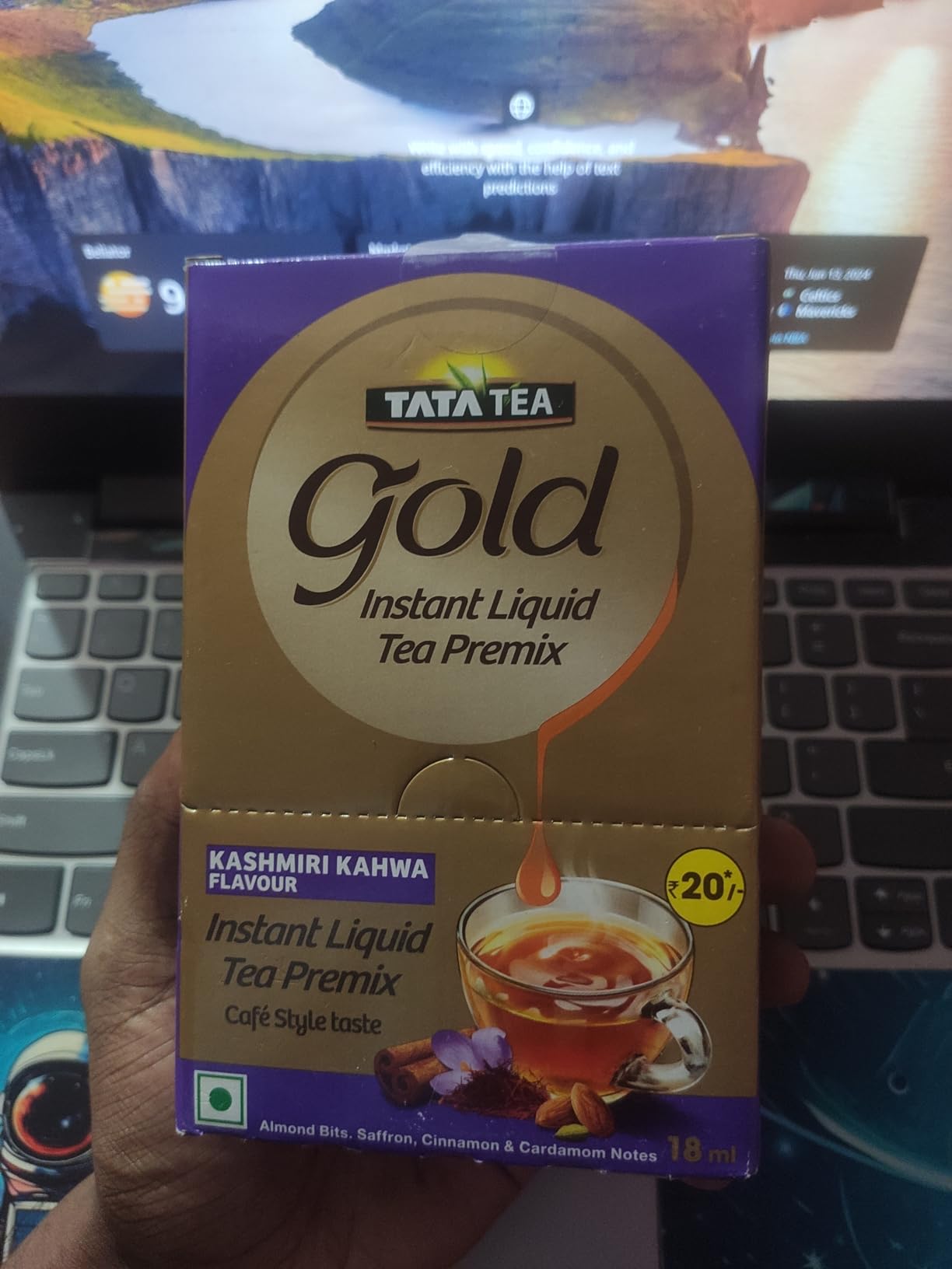 Tata Tea Gold Instant Liquid Ice Tea Premix, Kashmiri Kahwa Flavour ...
