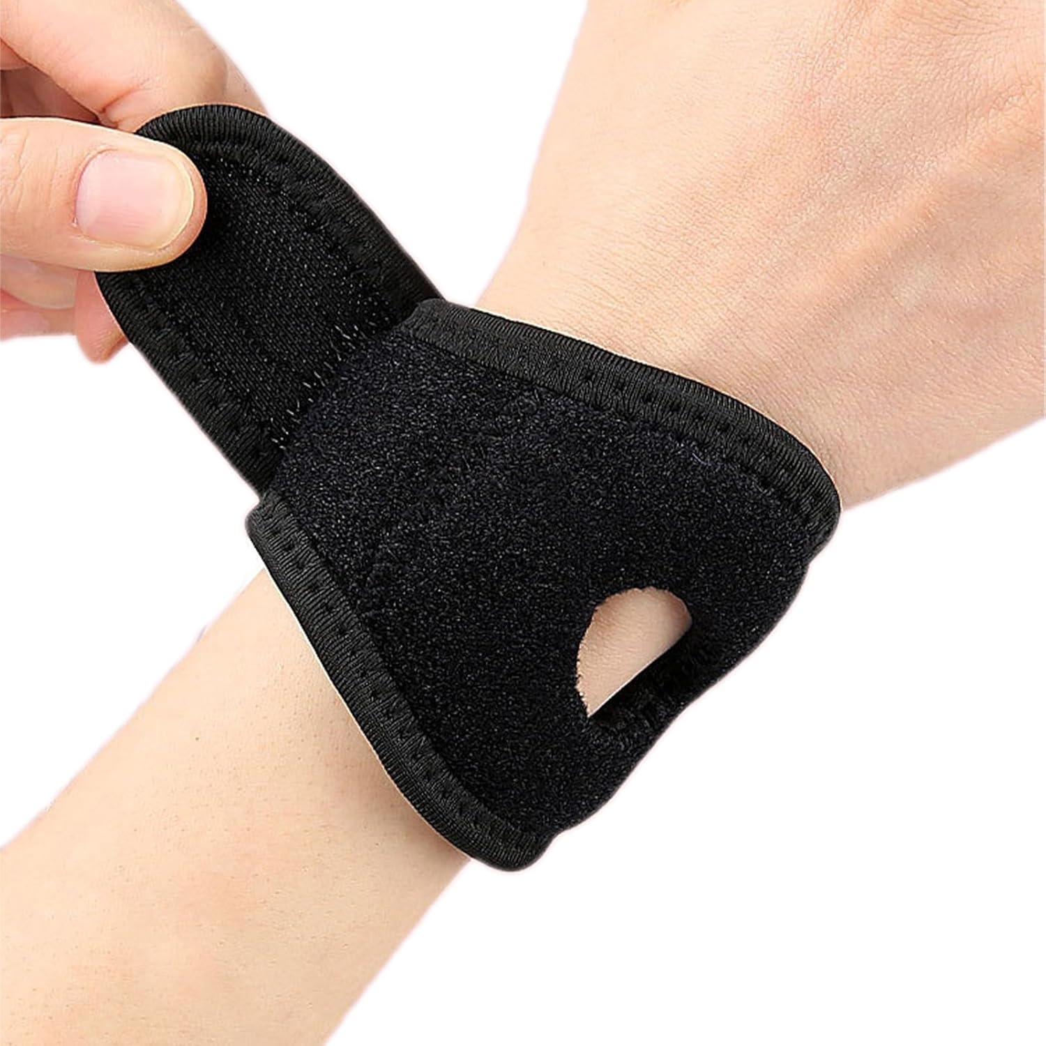MAIHUO TFCC Wrist Brace,Adjustable Wrist Strap With Holes,Wrist Support ...