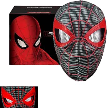 Amazon.com: WINQIN Spider Mask with Moving Eyes,Superhero mask Full ...