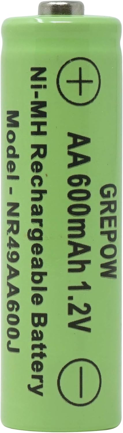 Amazon.com: Moonrays 97144 AA 600mah-8 Pack NiMh, Silver : Health ...