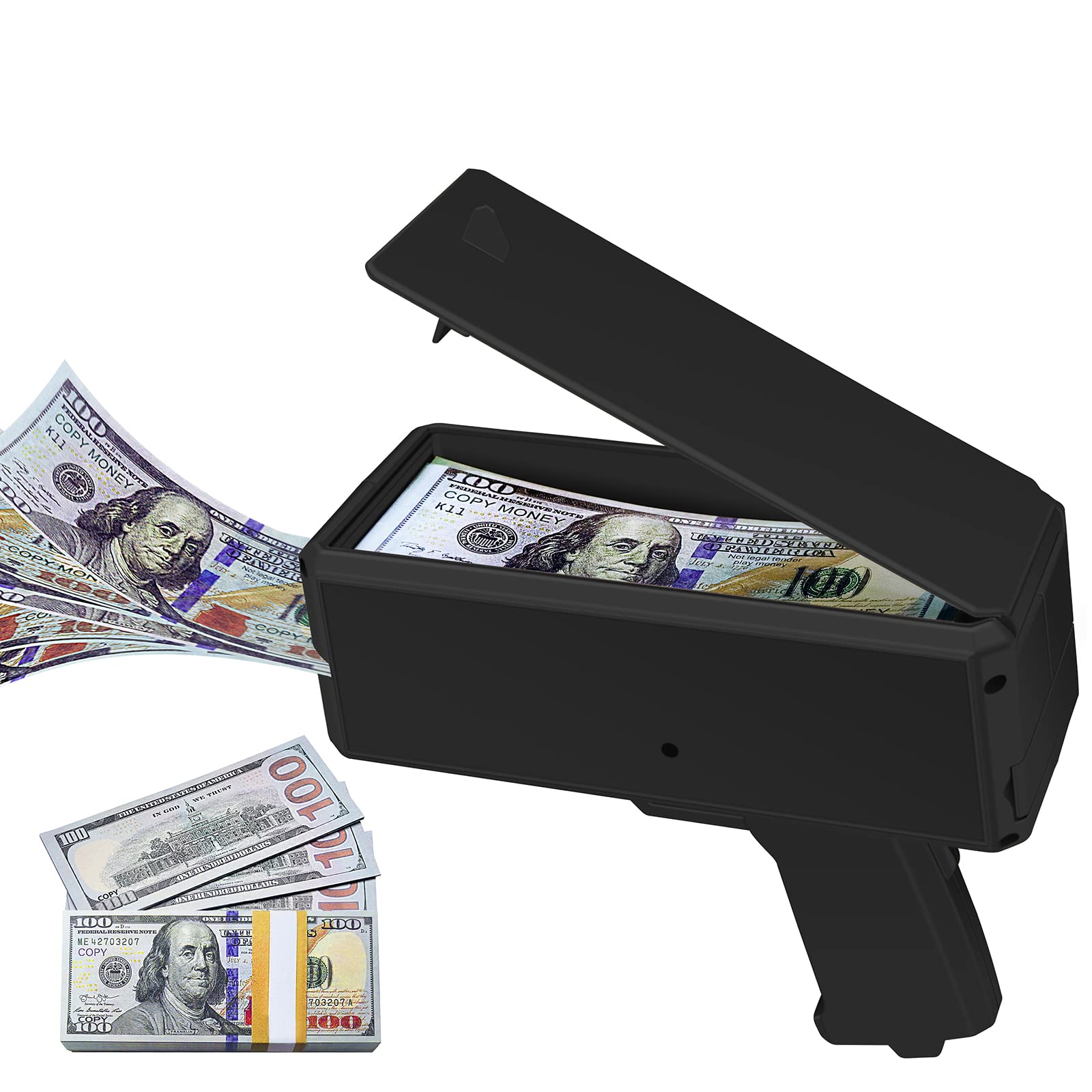 Wowok Money Gun Shooter, Make it Rain Money Toy Gun, Prop Money Gun ...