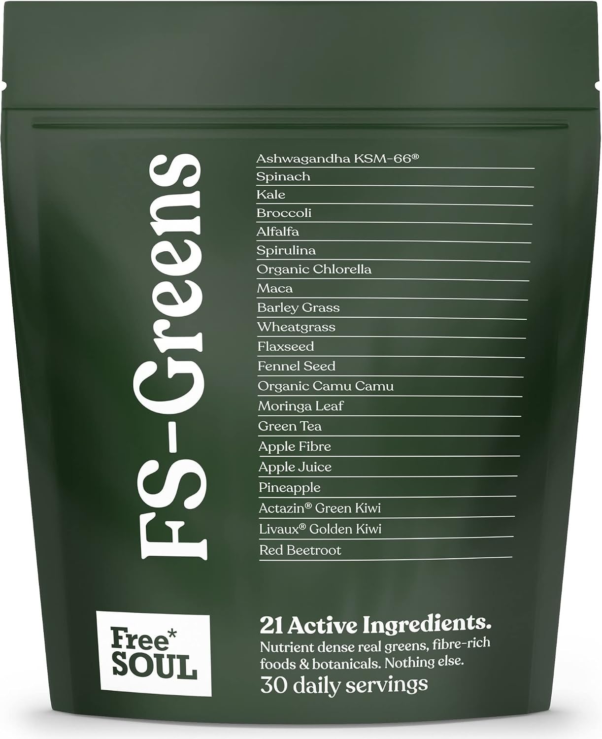 FS-Greens | 21 Active Greens, Superfoods, and Adaptogens Including KSM ...